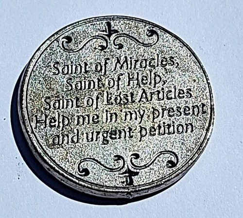 St Anthony Pocket Token- Saint of Hope Miracles and Lost Articles ...