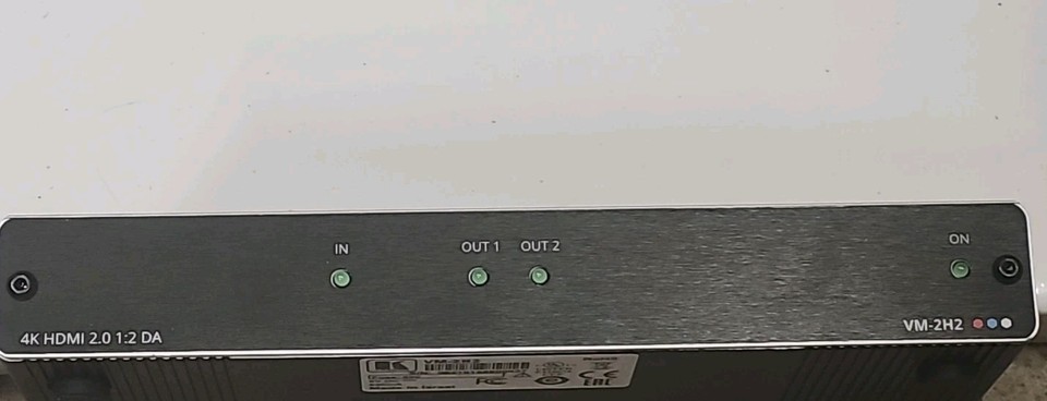 Kramer MegaTools VM-2H2 1:2 HDR 4K HDMI Distribution Amplifier Splitter ...
