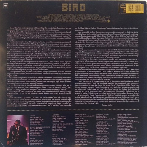 Bird - Bird (Original Motion Picture Soundtrack) (LP) (Very Good (VG ...
