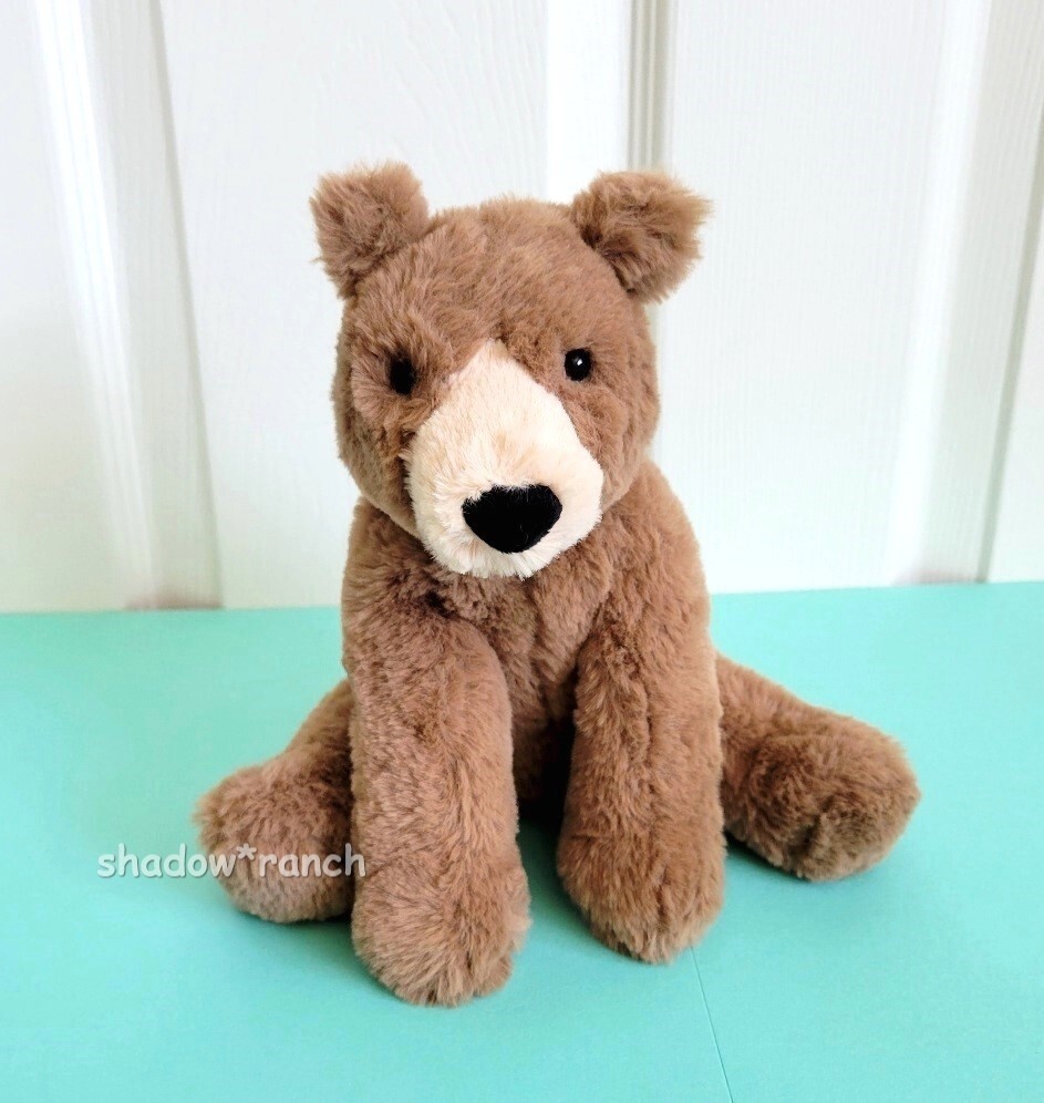 JELLYCAT Teddy Brown Bear SOFT Stuffy Animal Plush Toy Baby Woody Small ...