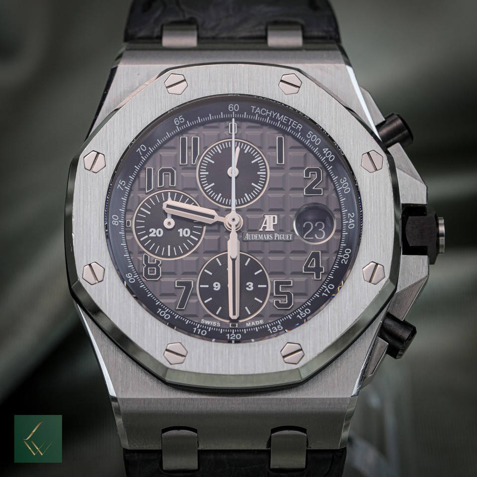Audemars Piguet Royal Oak Offshore Chrono 42mm AP Elephant 26470ST Box ...
