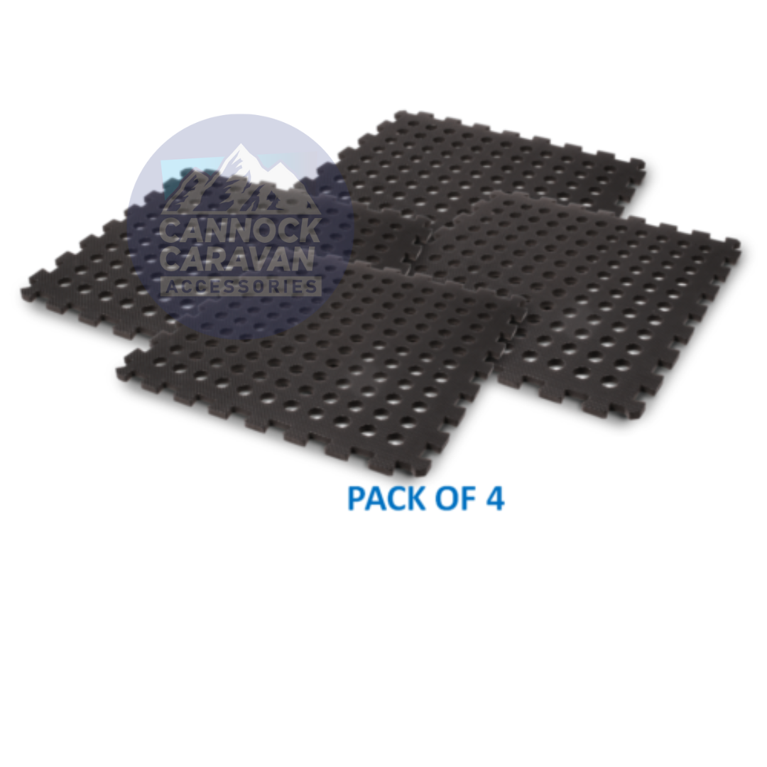 Kampa Foam Floor Tiles Easy Lock Awning Tent Groundsheet 52 x 52cm Pack ...