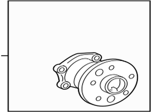 42450-33050 Toyota Hub & bearing assy, rear axle, rh 4245033050, New ...