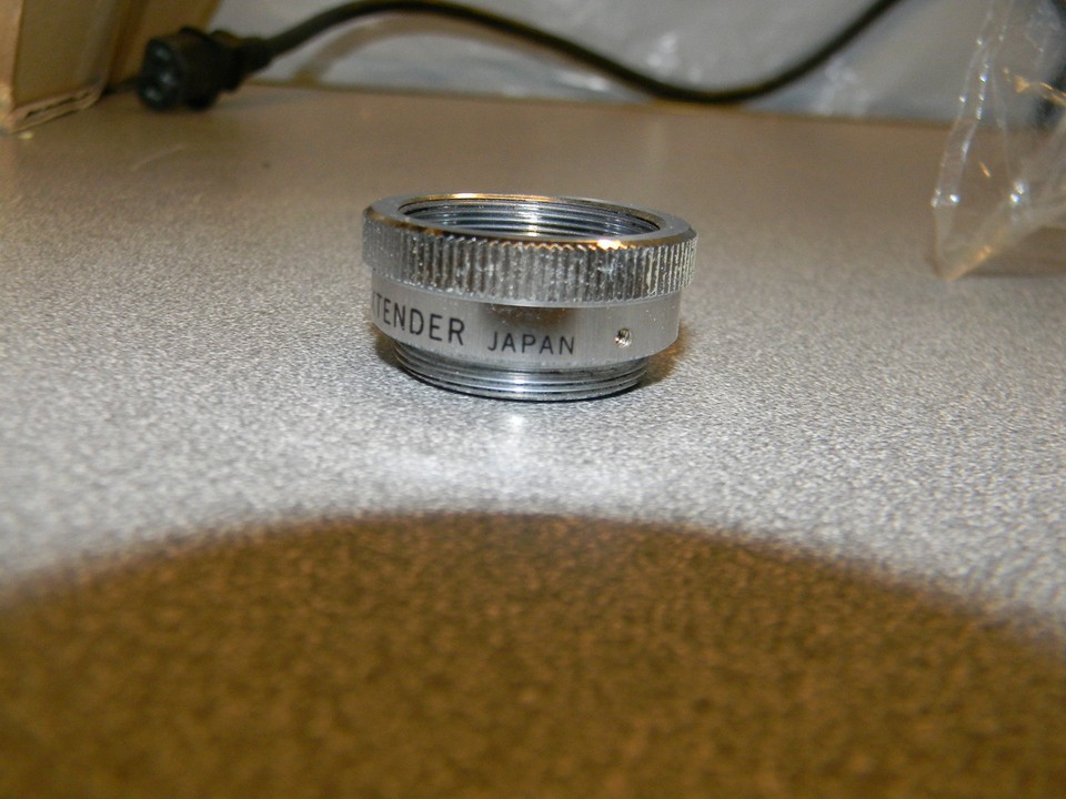 X2 TV extender, focal length extender metallic silver for C-mount New ...