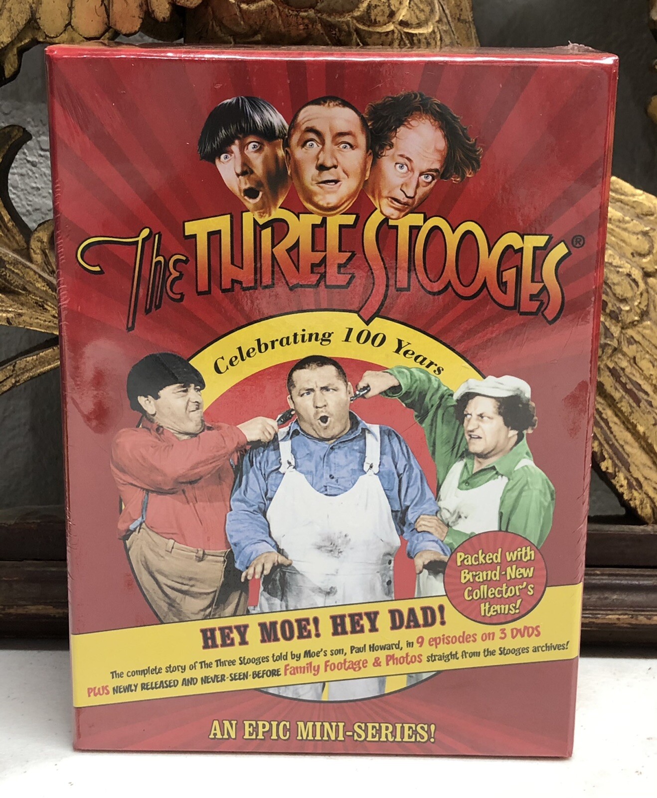 The Three Stooges: Hey Moe! Hey Dad! Volumes 1, 2 and 3 (DVD)Listing A ...