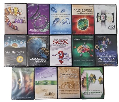 WGBH Boston NOVA HHMI Biointeractive Science DVD Lot 14 Howard Hughes ...
