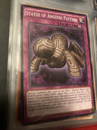 Yu-Gi-Oh! TCG Statue of Anguish Pattern Crossed Souls CROS-EN078 1st ...