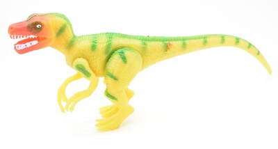 Tyrannosaurus Rex 8" Plastic Yellow Green Dinosaur Toy Figure | eBay