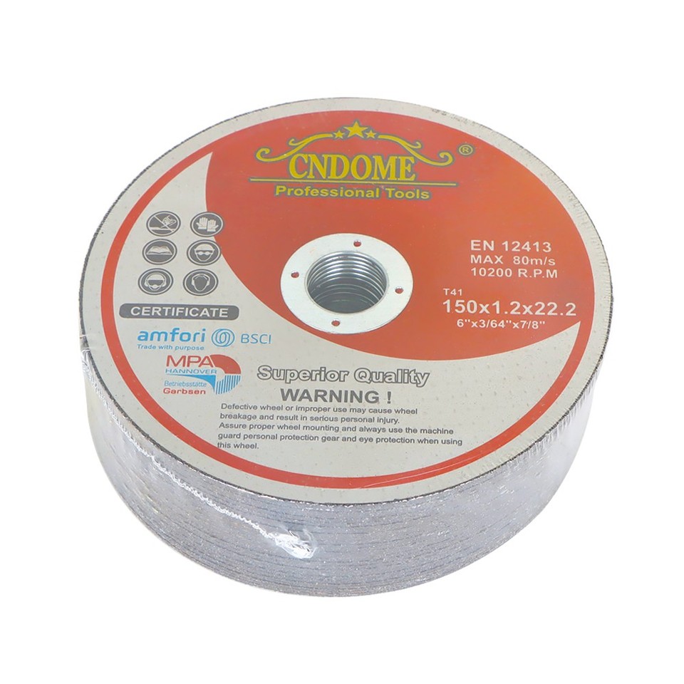 6" Cut-off Wheel - 6"x.045"x7/8" Metal & Stainless Steel Cutting Discs ...