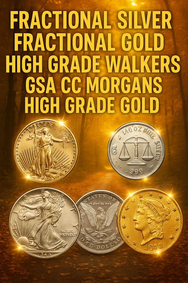 $1/$2 & GO SILVER & GOLD! HIGH GRADE GOLD, MORGANS & SLABS! | eBay Live ...