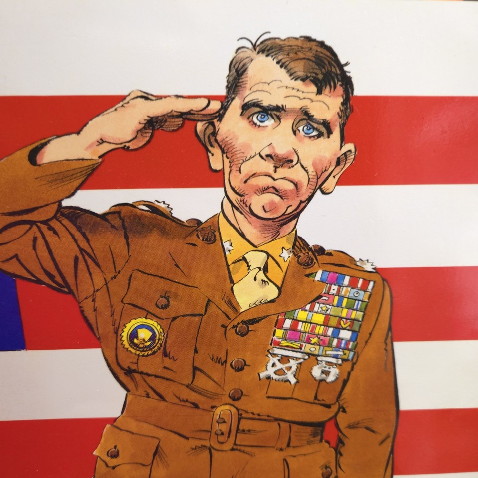 Vintage Ollie North Coloring Book 1987 Ephemera Scandal Iran Contra ...