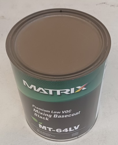 Matrix Toner MT-64LV Mixing Basecoat Black Paint 1 Gallon NOS New | eBay