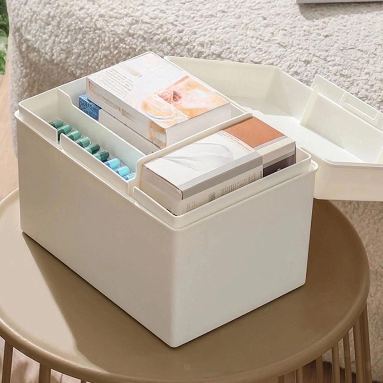 First Aid Storage Box Container Bin for Organizing for Family Camping ...