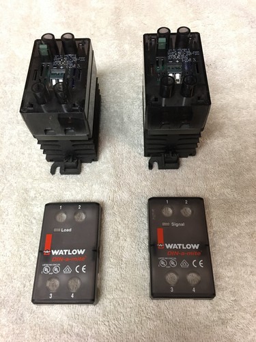 WATLOW DIN-a-mite SOLID STATE POWER CONTROLLER DA1V-1624-F000 (LOT OF 2 ...