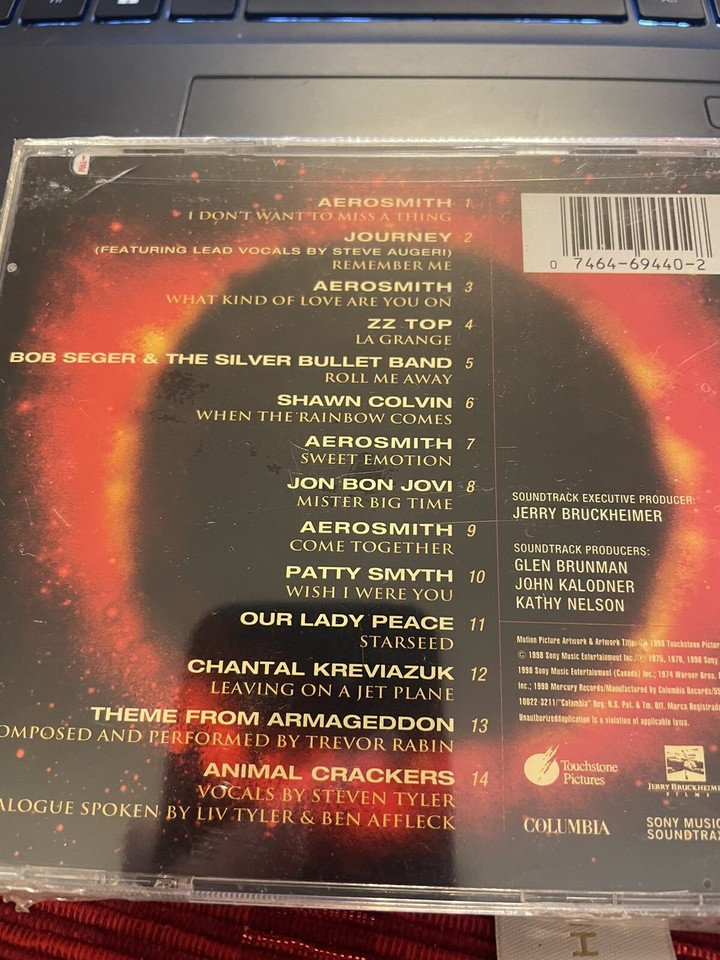 Armageddon [Original Soundtrack] SEALED CD Aerosmith Journey Bon Jovi ...