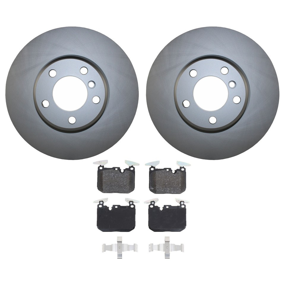Front Brake Kit 340mm Rotors Bosch Semi-Met Pads For BMW F22 F23 F30 ...