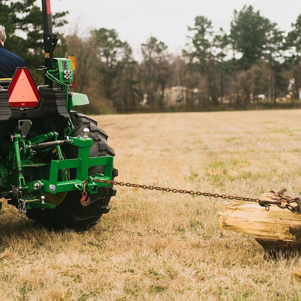 Titan Attachments Standard Series 3 Point Charcoal Tractor Drawbar | eBay