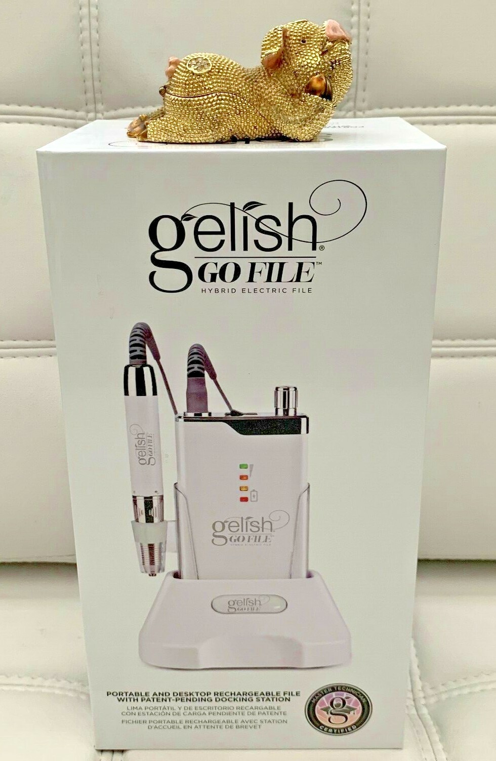 Harmony Gelish GO File hybrid electric file Portable Rechargeable 35 ...