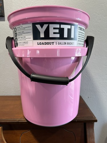 YETI POWER PINK Loadout 5 Gallon Bucket Utility 888830291603| eBay