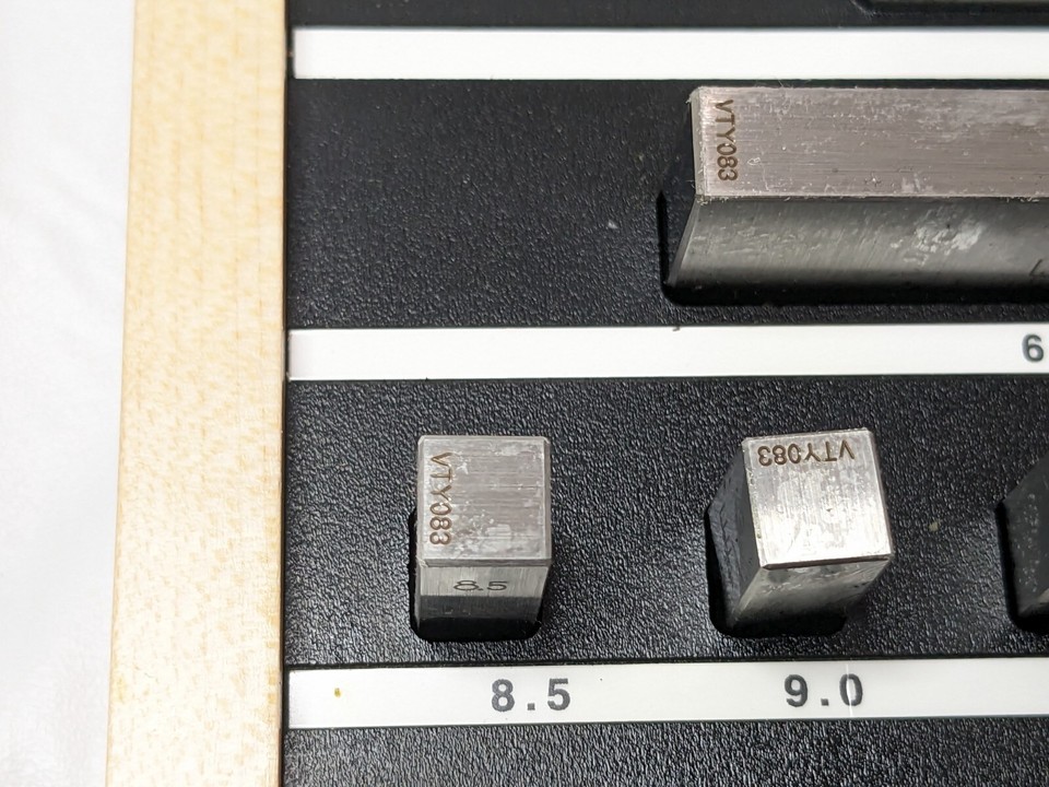 Starrett Webber 88 Pcs Gage Block Set Rectangular Steel Metric Grade 0 ...