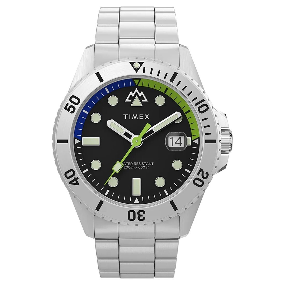 Timex Expedition North Ocean Stainless Steel Sapphire 200m 42mm Watch ...