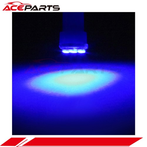 20X XENON BLUE CAR T5 3-3014 SMD WEDGE LED LIGHT BULBS 74 17 18 37 70 ...