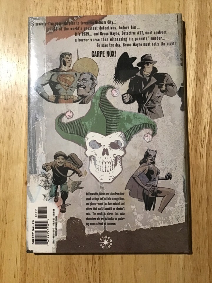 BATMAN: Detective No. 27 by Uslan & Snejbjerg NEW SEALED Hardcover HC ...