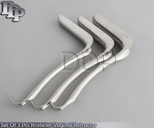 Set Of 3 Pcs Kristeller Vaginal Retractor S,M,L Veterinary Surgical ...