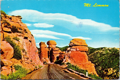 Postcard Arizona Rock Formations Along Mt Lemmon Posted 1978 | eBay