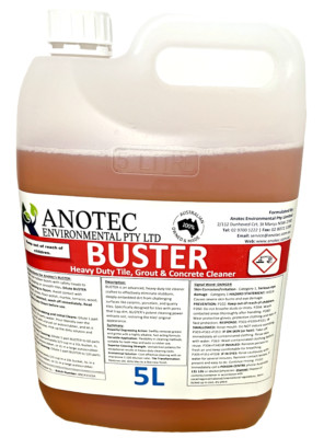 Anotec's BUSTER - ALKALINE TILE & GROUT CLEANER 5L ORIGINAL [FREE ...