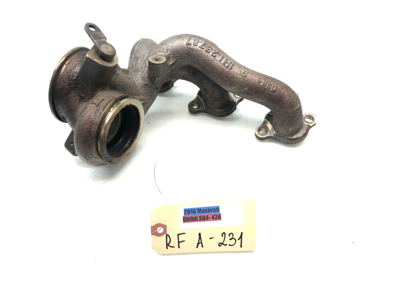 2014-2017 MASERATI GHIBLI SQ4 3.0L RIGHT PASSENGER EXHAUST MANIFOLD ...