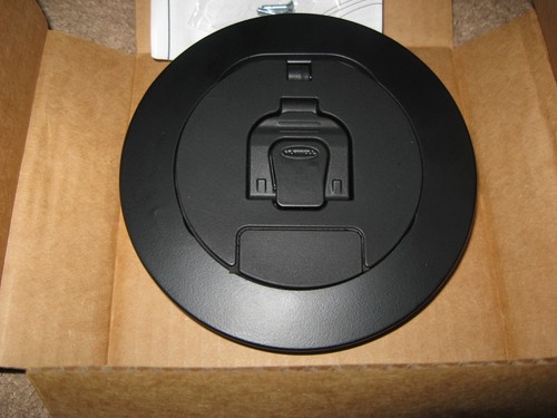 "New in Box" Hubbell System One Floor Box Cover Aluminum Black 4 ...