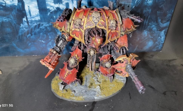 For Warhammer 40k chaos knight World Eaters khorne miniatures painted ...