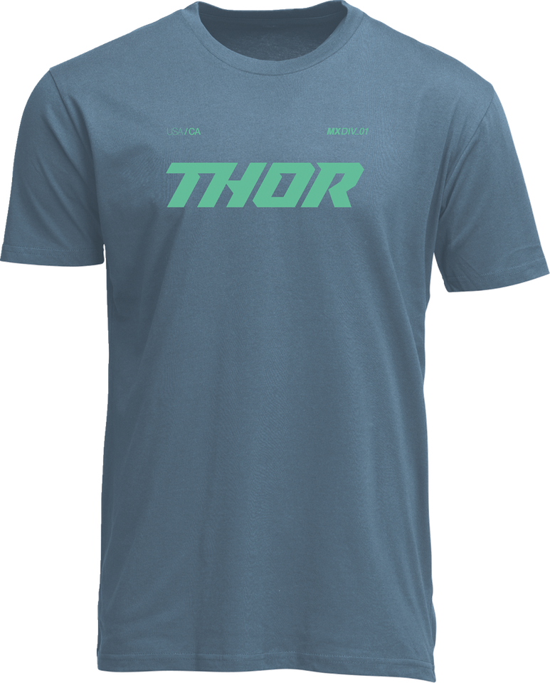 THOR Brave T-Shirt Petrol Blue Small 303025064 Short Sleeve Casual ...
