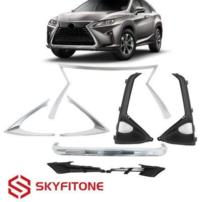 Fit Lexus RX350 RX450H 2016-2019 Front Upper Lower Grille Molding ...