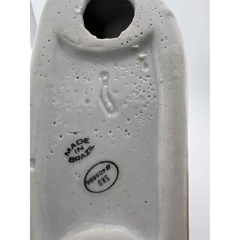 Vintage Ceramic Luster Elephant Rate Hand Painted Mother Baby Brazil | eBay