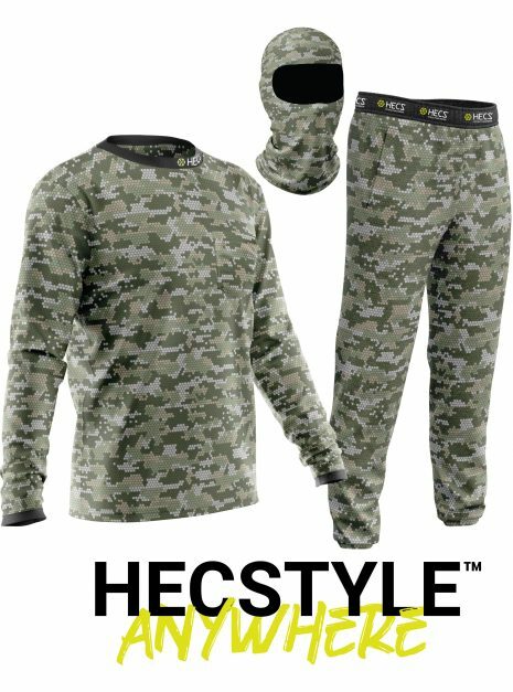 HECS Lightweight Hunting Clothing-3 Pcs Shirt, Pants, and Headcover ...