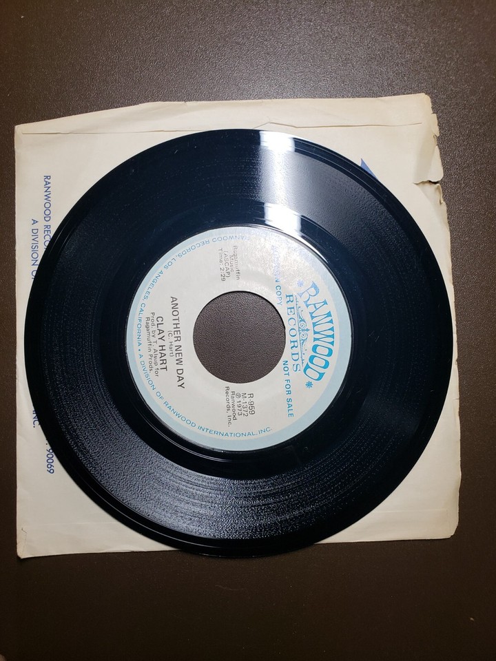 CLAY HART The Smile Of Joy / Another New Day PROMO 45rpm 7" Vinyl ...