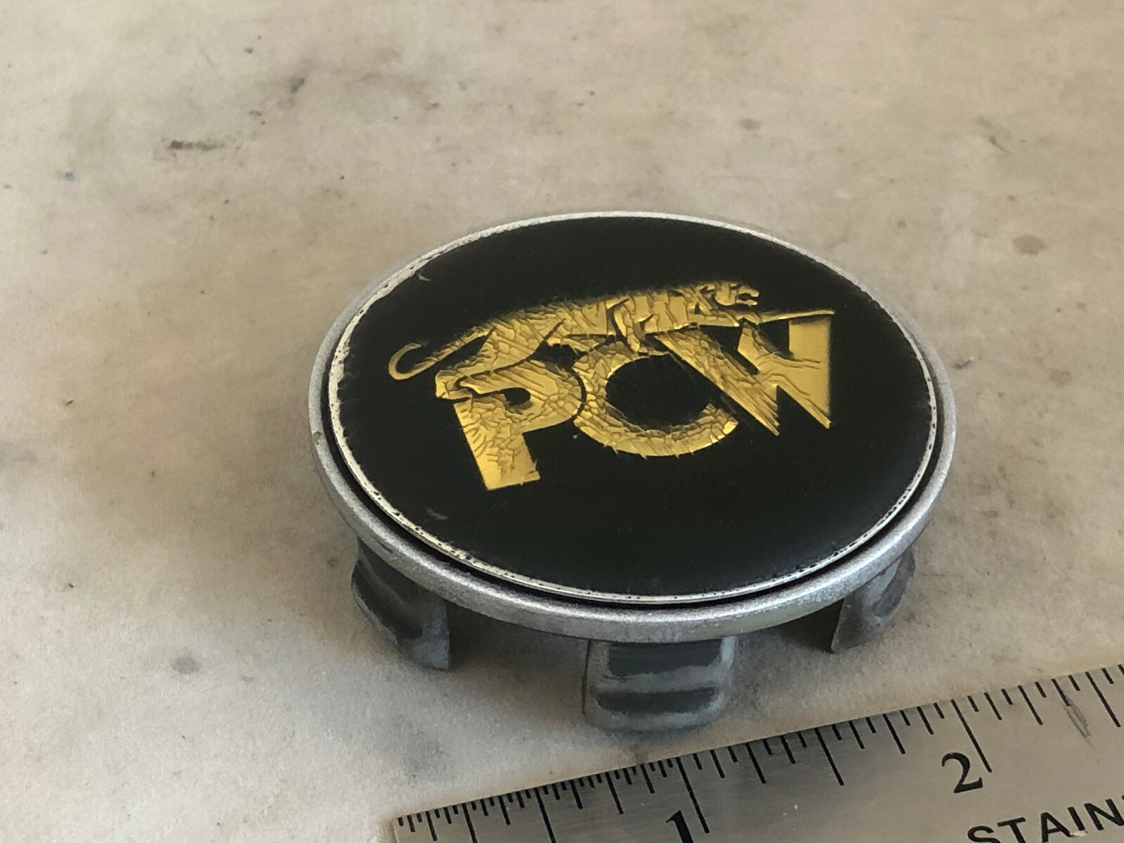Panther Custom PCW Black Wheel Rim Hub Cover Center Cap 2-5/16 Diameter ...