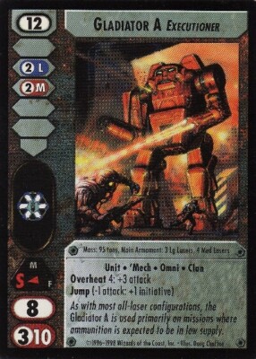 4x Gladiator A (Executioner) - U Ungraded Commander's Edition ...