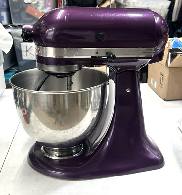 KitchenAid Artesian (RARE) Purple Stand Mixer with bowl. No Attachments ...