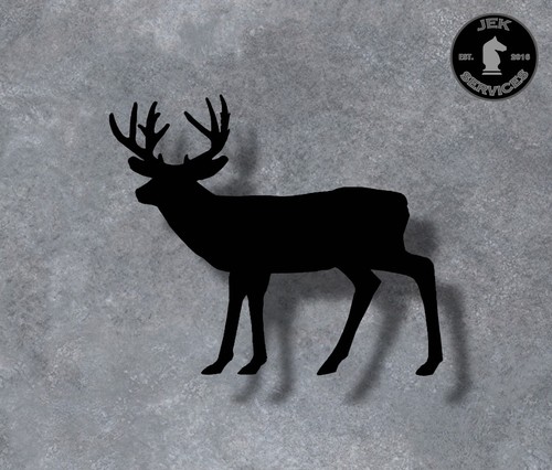 Buck Silhouette Vinyl Decal | eBay