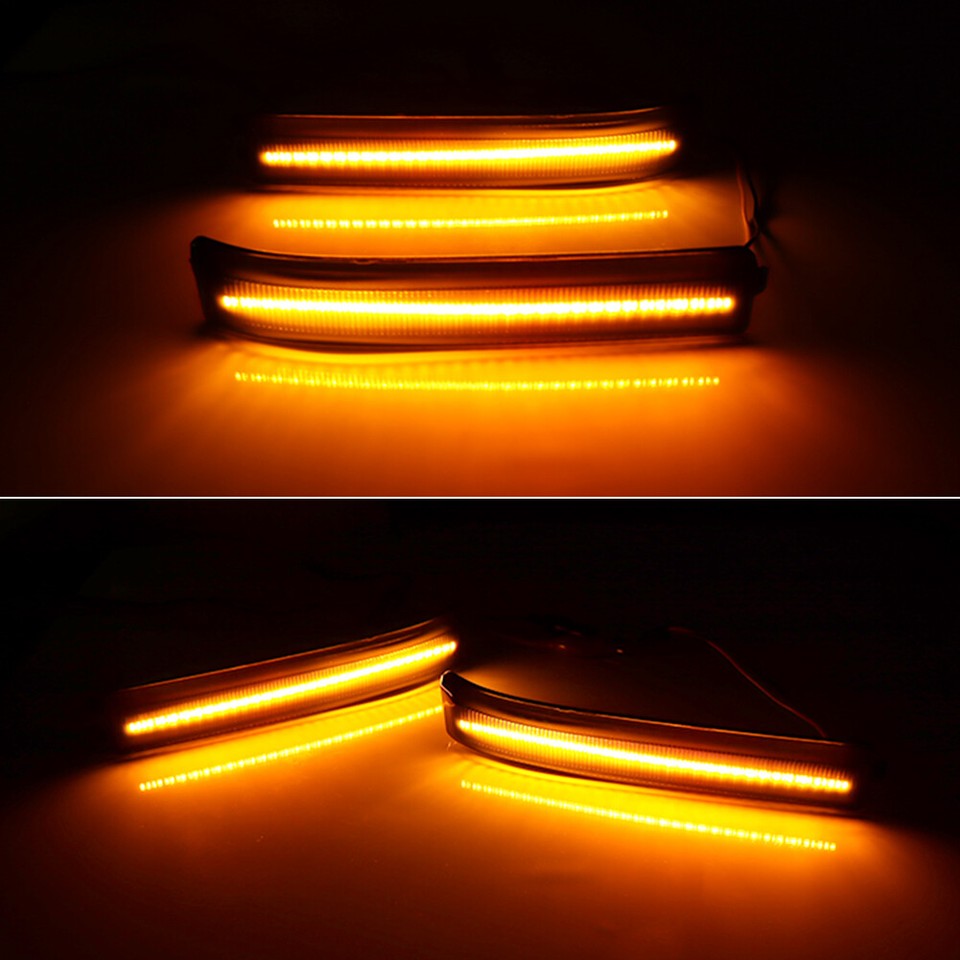 For 09-14 Ford F-150 Smoked LED Side Mirror Turn Signal Marker ...