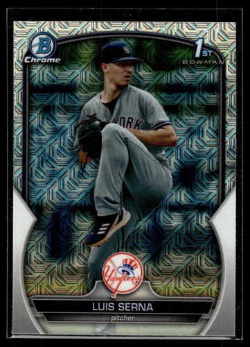 Luis Serna 2023 Bowman Chrome Mega Box Mojo Refractor Card #BCP-168 | eBay