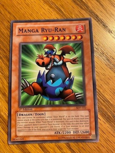 Yu-Gi-Oh! Card MANGA RYU-RAN SDP-022 - 1st Edition - Never Played | eBay
