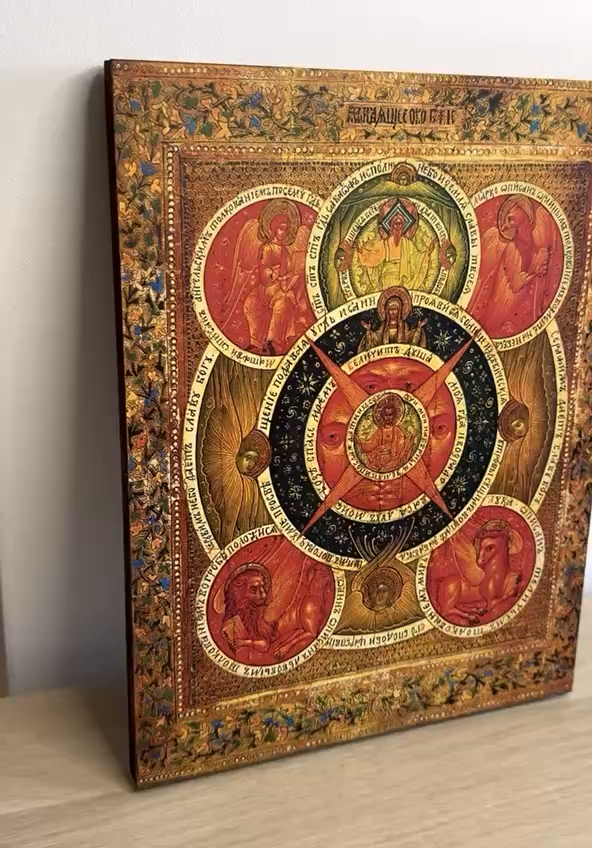 Rare Orthodox Icon – The All-Seeing Eye of God | Holy Trinity | 23x30 ...