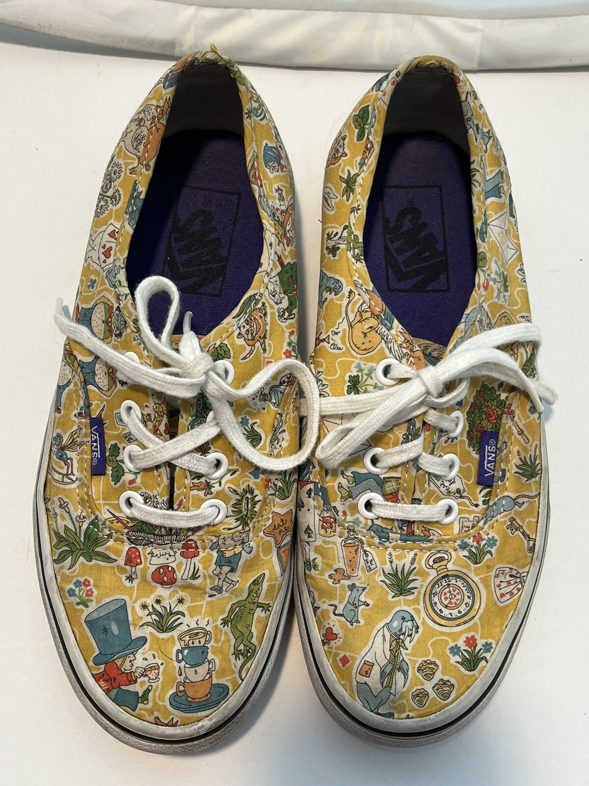 Vans Liberty Of London 2015 Collab Alice In Wonderland Sneakers Women 7 ...