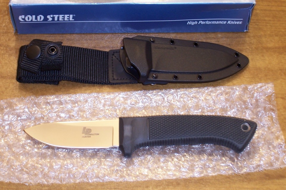 COLD STEEL PENDLETON HUNTER # 36LPSS VG-1 STEEL BLADE KNIFE MADE IN ...