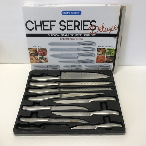 Chef Series Deluxe Knife Set 9 pc With Box | eBay