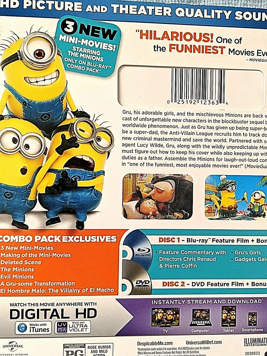 Despicable Me 2 Blu Ray Menu